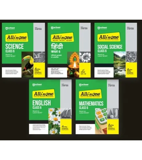 Buy Arihant CBSE All In One Guide Class 6 Set Of 5 Books Online from ...