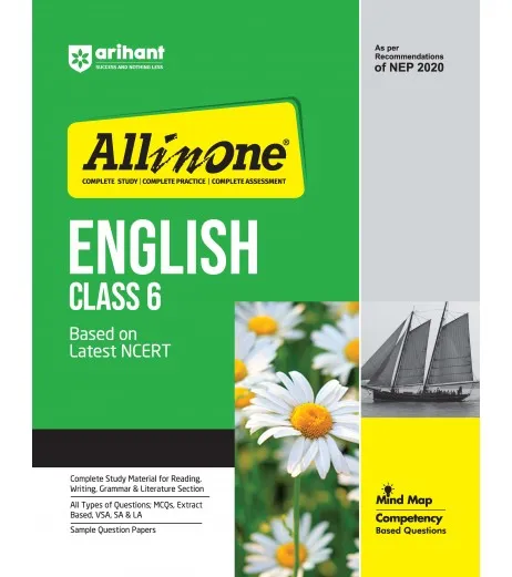 Arihant CBSE All In One English Guide Class 6 | 2023 Edition