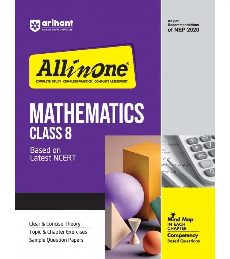 Buy CBSE All in One Mathematics Guide Class 8 Online By Arihant ...