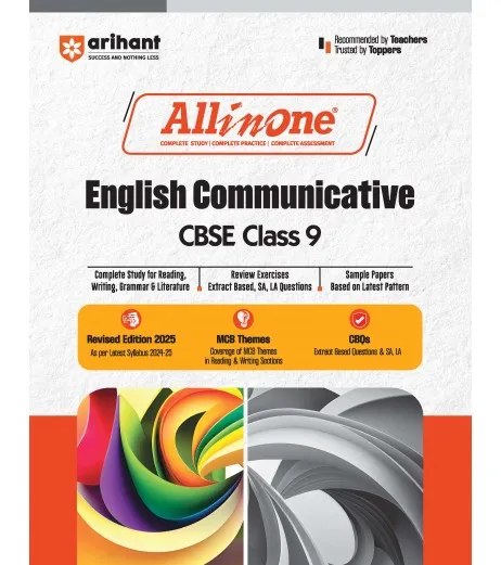Buy Arihant CBSE All In One English Communication Guide Class 9 Books ...