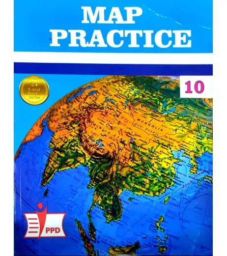 History And Geography Map Practice Book Class 10 - Popular Publication