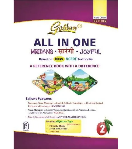 Golden All In One Guide for Class 2 Mridang, Sarangi, Joyful | Latest ...