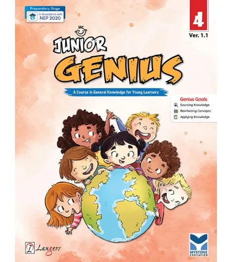 Buy Junior Genius A Course in General Knowledge for Class 4 books ...