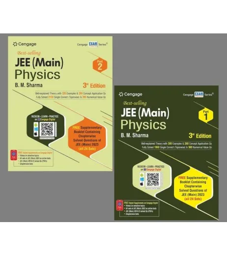 Cengage JEE Main Physics By BM Sharma Part 1 & 2 | Latest Edition - BM ...