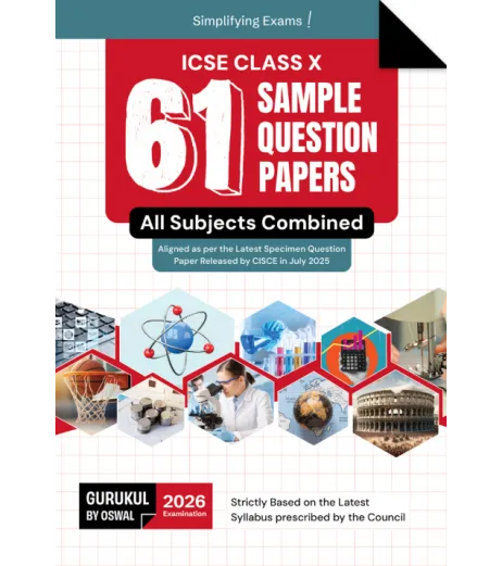 Buy Oswal Gurukul Sample Question Papers ICSE Class 10 for 2026 Exam online from Schoolchamp