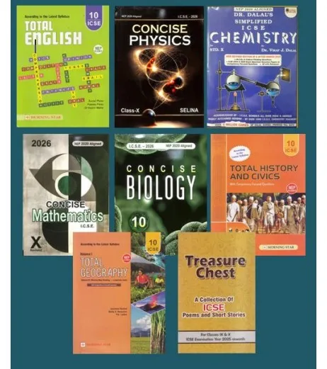 ICSE Class 10 Books Bundle Set of 8 Boosk| Latest Edition - H.S. Vishnoi