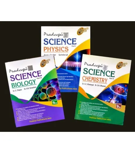 Buy Pradeep Physics Chemistry and Biology Class 9 books online from ...