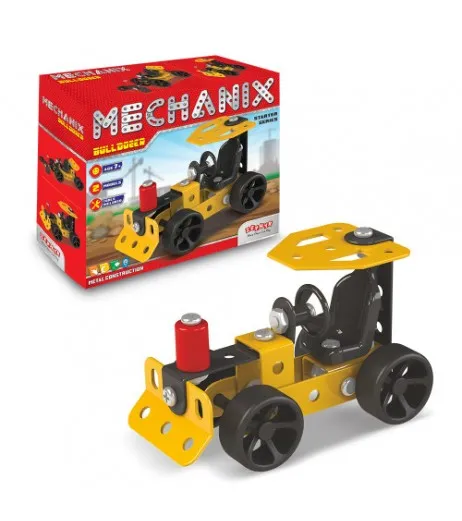 MECHANIX Beginner Bulldozer Kits,DIY Stem Metal Construction Set for 7 ...