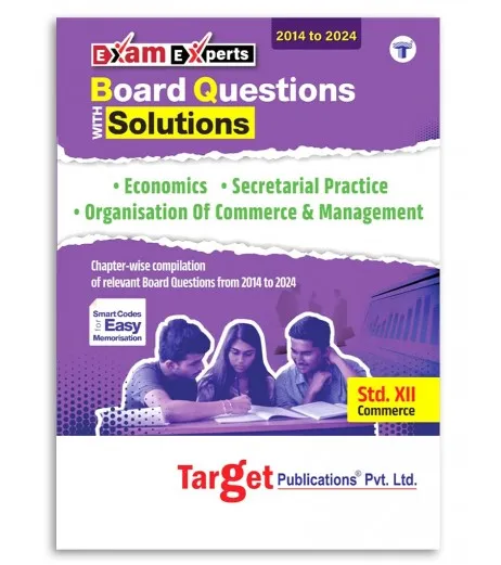 Target Publication Std.12 Board Questions With Solutions Eco, SP, OCM ...